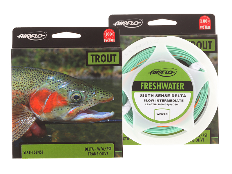 Muškařská šňůra Airflo Sixth Sesne Delta Slow Intermediate | rybářské ...